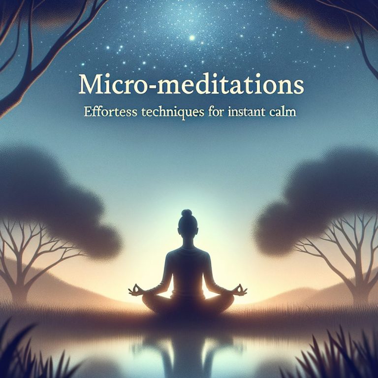 Micro-Meditations: Effortless Techniques for Instant Calm - Healthcare ...